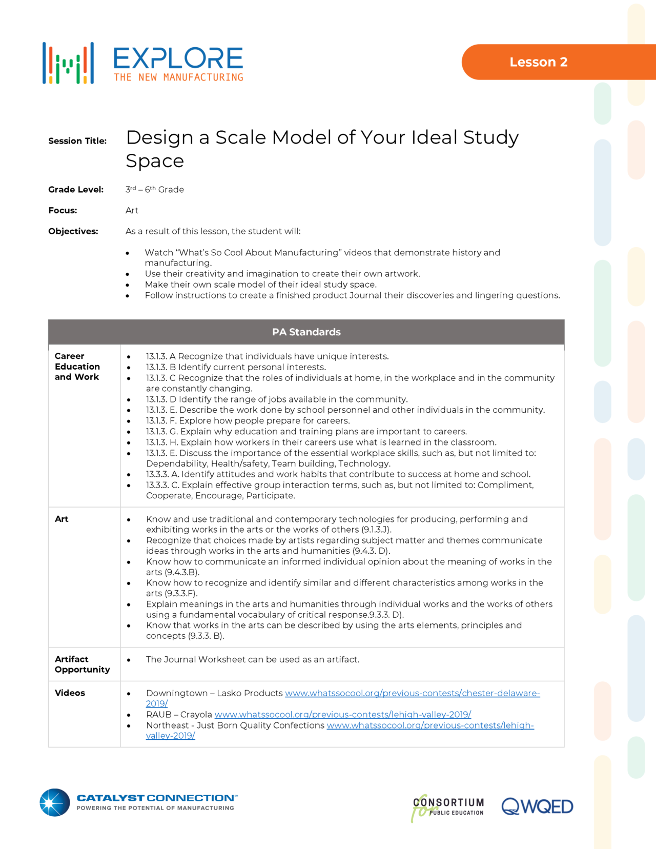 Lesson 2: Design a Scale Model of Your Ideal Study Space - Explore the ...