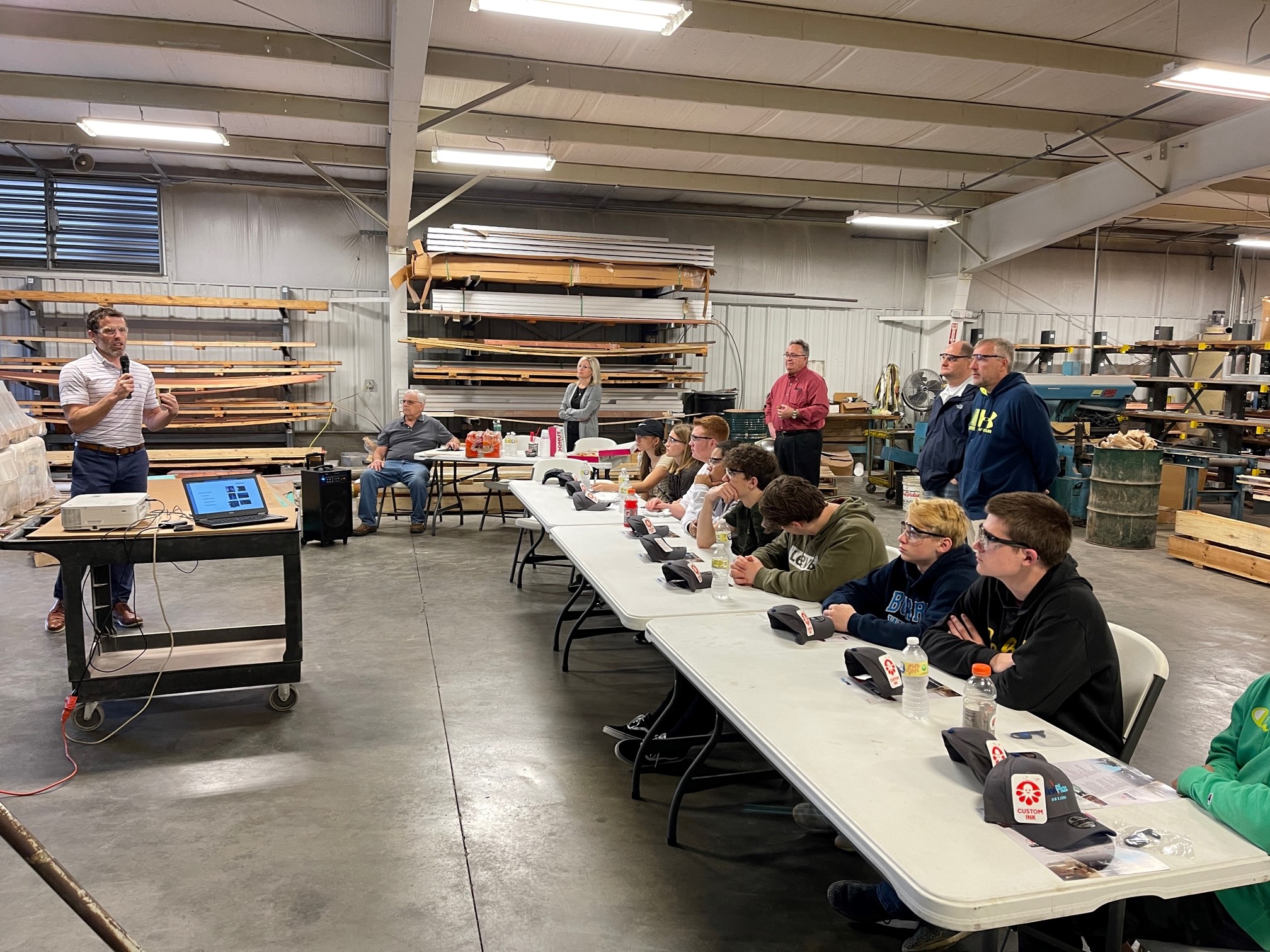 Burrell High School visits MetPlas - Explore the New Manufacturing